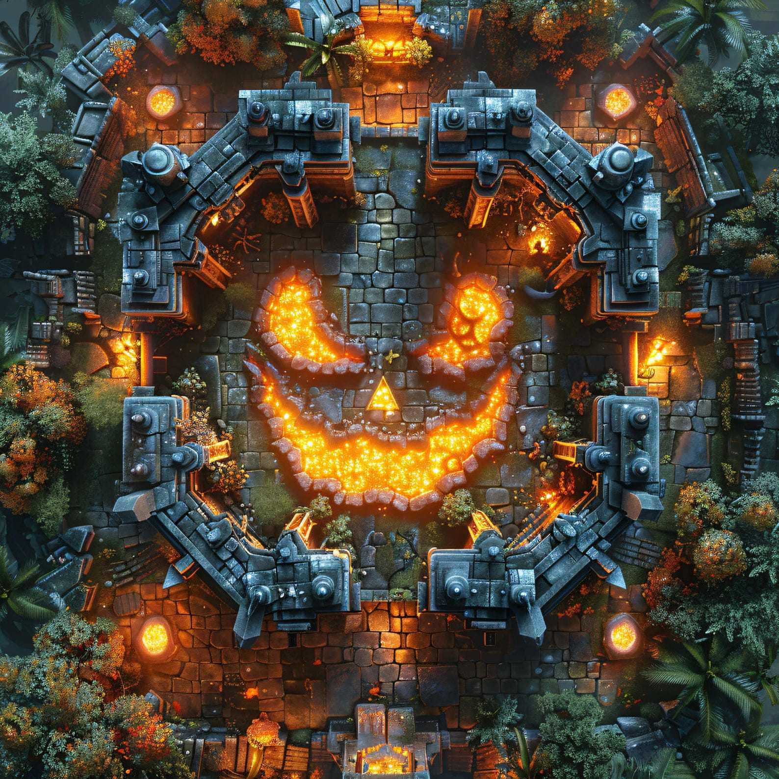 10 Horror Battle Maps, Dnd, Pathfinder, D&D, Battlemap, Dungeons and ...