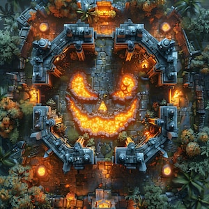 10 Horror Battle Maps, Dnd, Pathfinder, D&D, Battlemap, Dungeons and ...