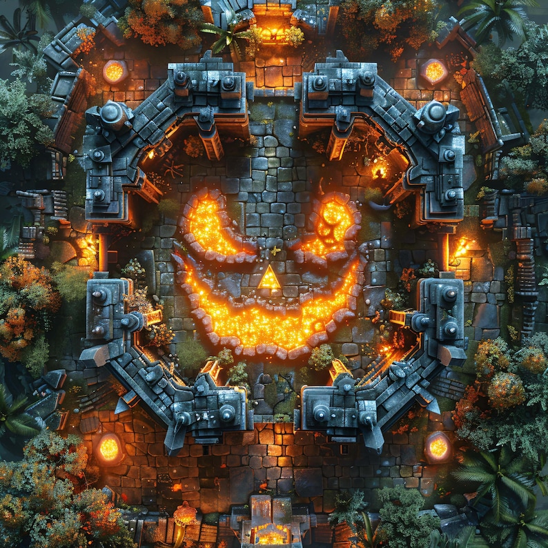 10 Horror Battle Maps, Dnd, Pathfinder, D&D, Battlemap, Dungeons and ...