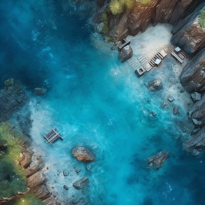 16 River/ocean Battle Maps, Dnd, Pathfinder, D&D, Battlemap, Dungeons ...