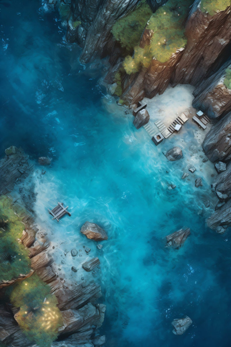 16 River/ocean Battle Maps, Dnd, Pathfinder, D&D, Battlemap, Dungeons ...