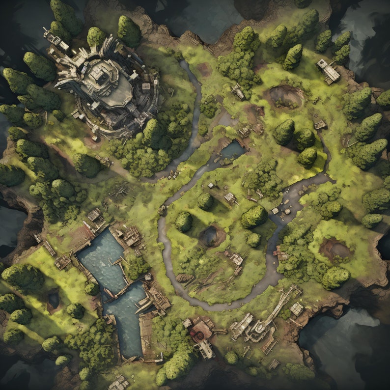 10 Forest Battle Maps Part 2 Dnd Battle Map Pathfinder D&D - Etsy Canada