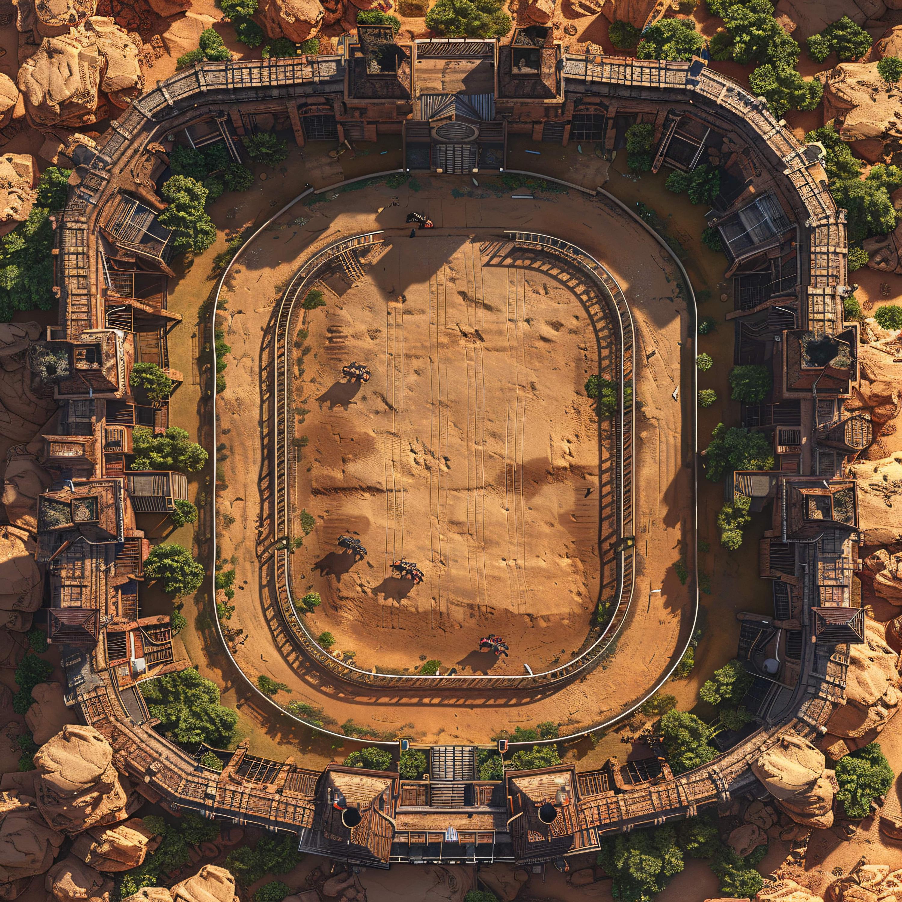 10 Race Track Battle Maps, Dnd, Pathfinder, D&D, Battlemap, Dungeons ...