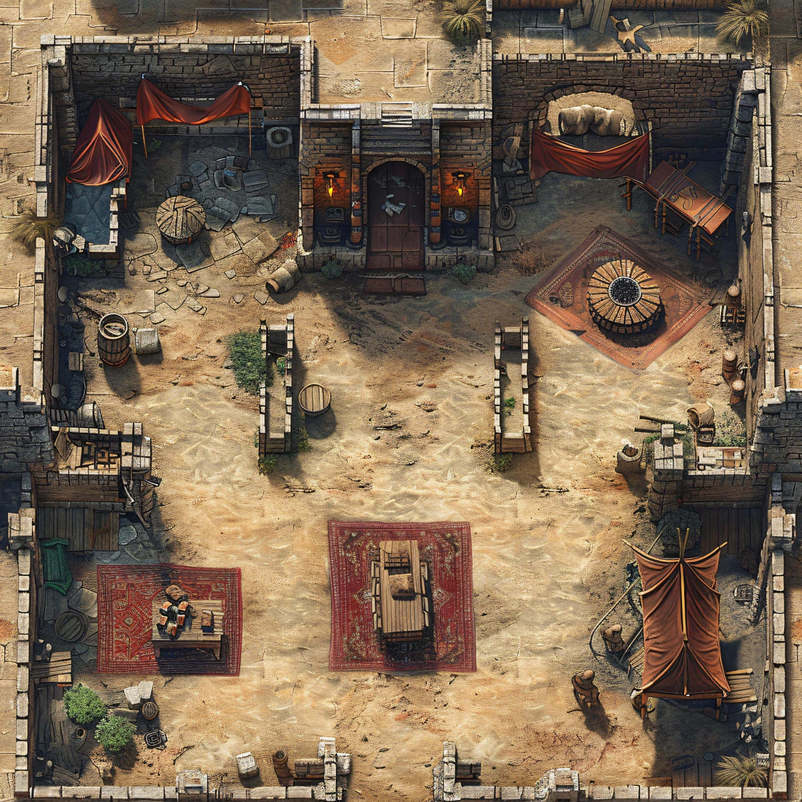 10 Bandit Camp Battle Maps, Dnd, Pathfinder, D&D, Battlemap, Dungeons ...