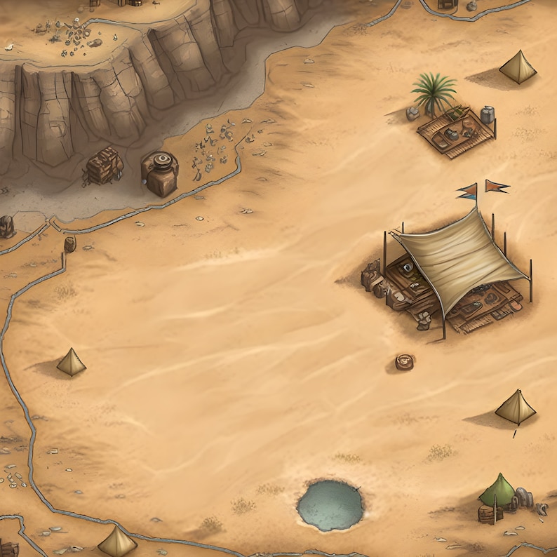 10 Desert Battle Maps Dnd Battle Map Pathfinder D&D - Etsy New Zealand