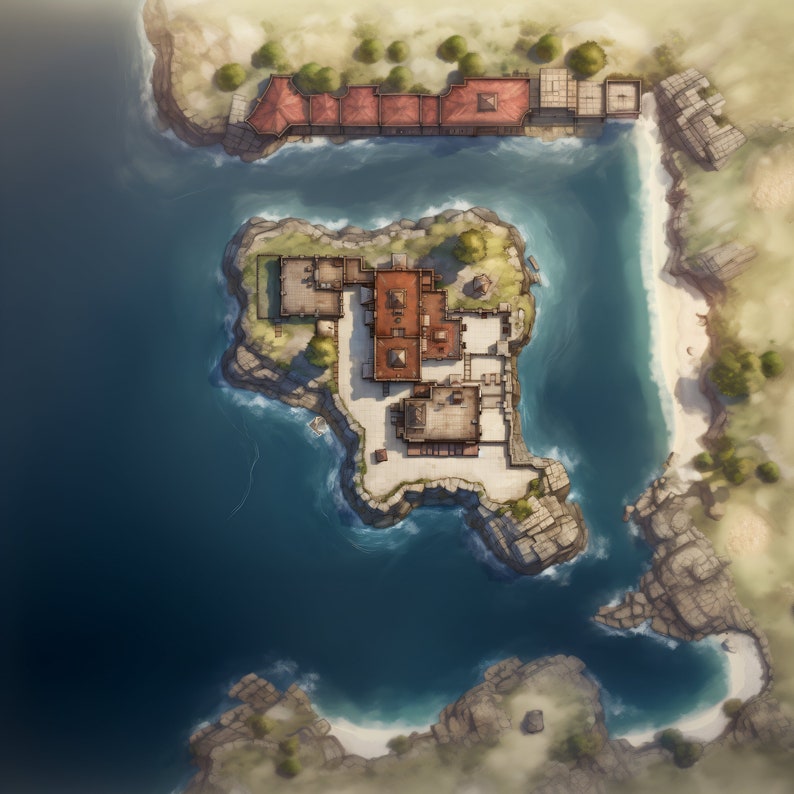 10 River Keep Battle Maps Dnd Battle Map Pathfinder D&D - Etsy Canada