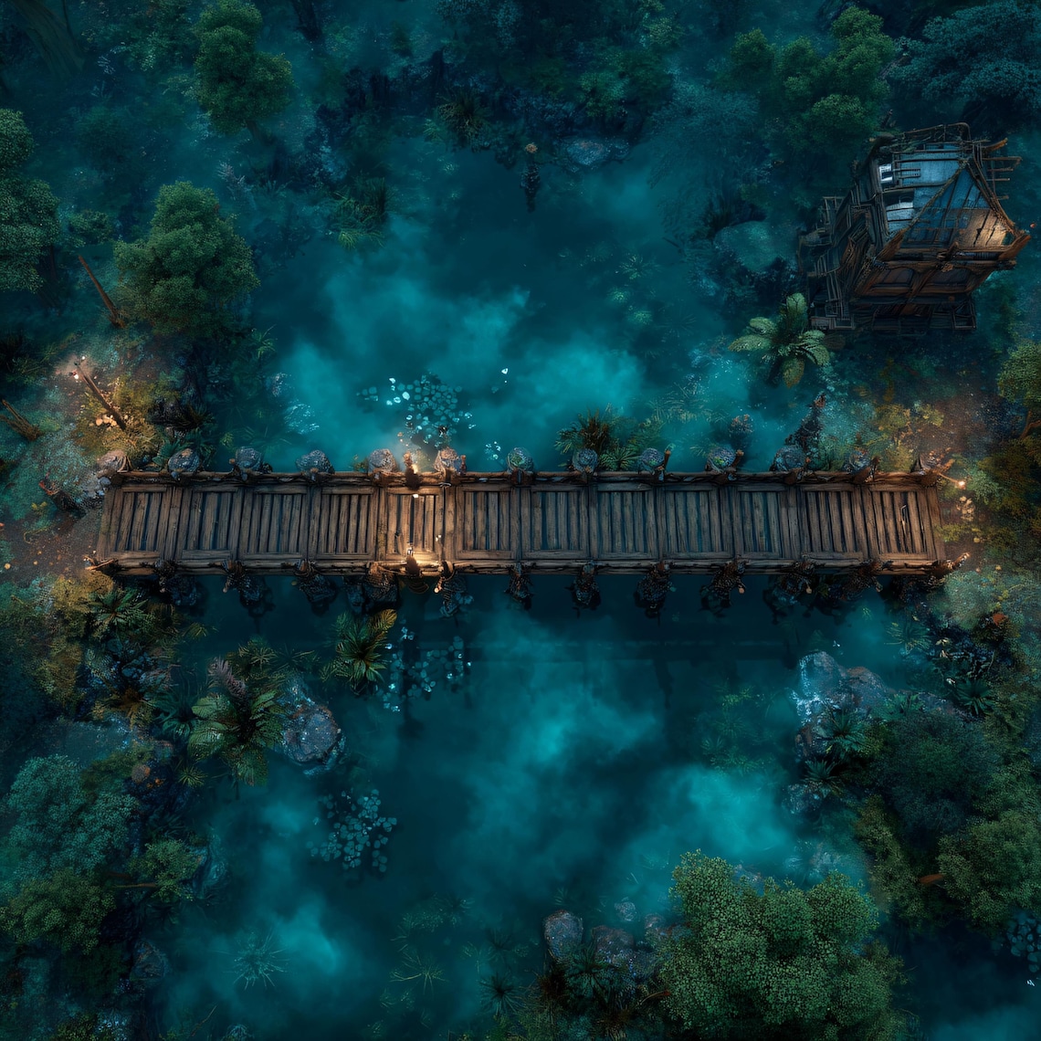 10 Gridless Swamp Battle Maps 3 | VTT Pack for Dnd, Pathfinder & Ttrpgs ...
