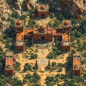 10 Jungle Palace Battle Maps, Dnd, Pathfinder, D&D, Battlemap, Dungeons ...