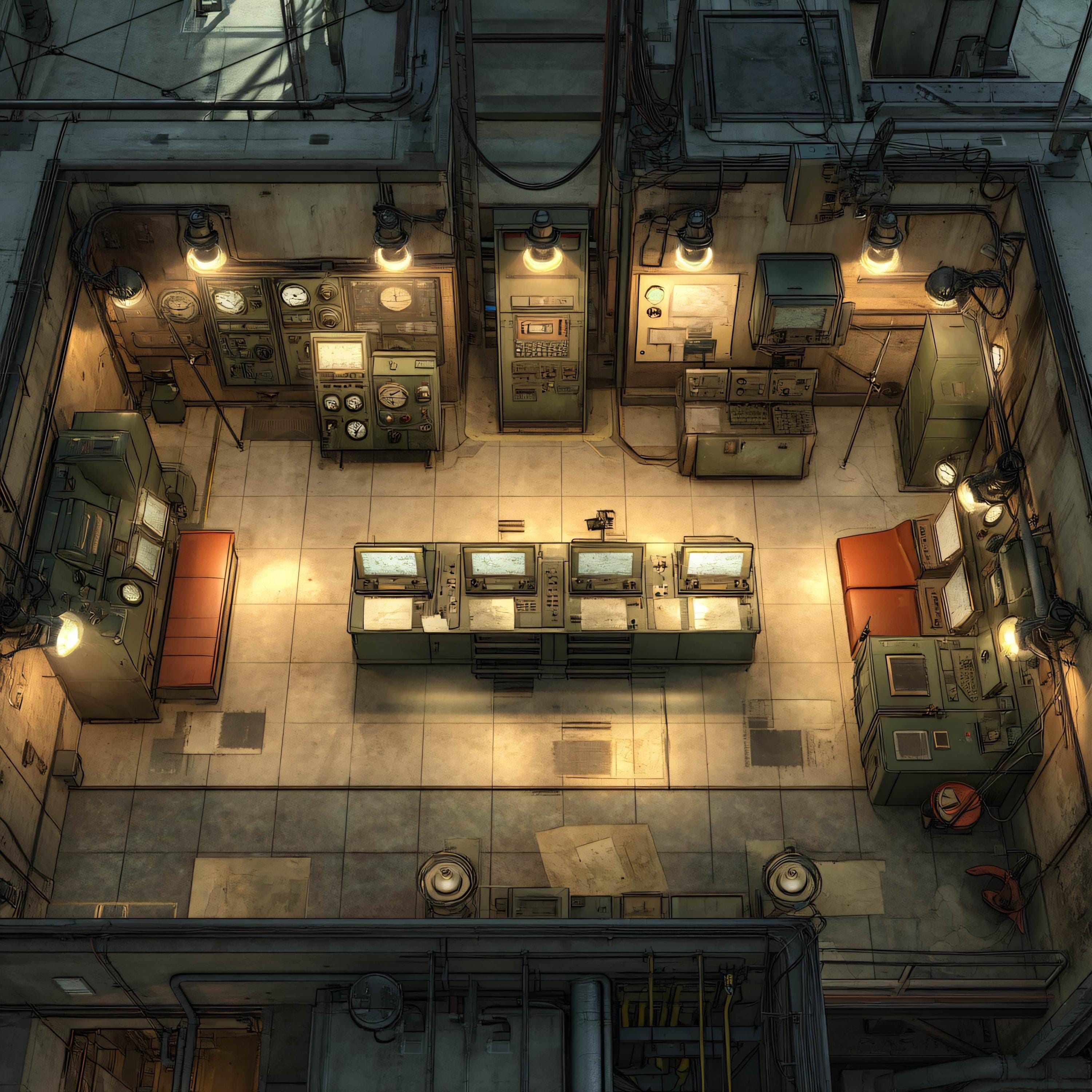 10 End of the World Battle Maps, Sci Fi, Dnd Battle Map, Cyberpunk, D&D ...
