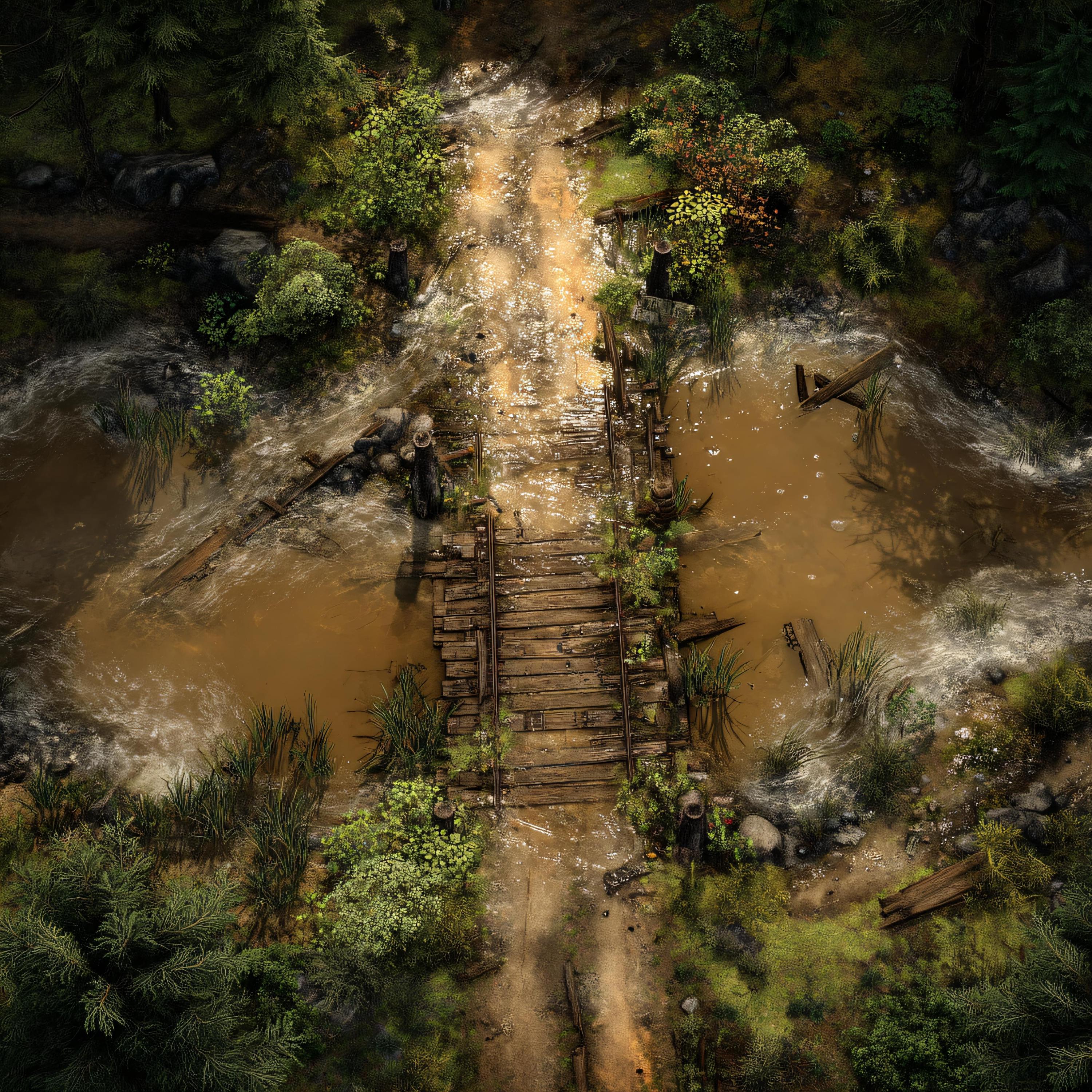 10 Gridless Rotting/ruined Battle Maps | VTT Pack for Dnd, Pathfinder ...