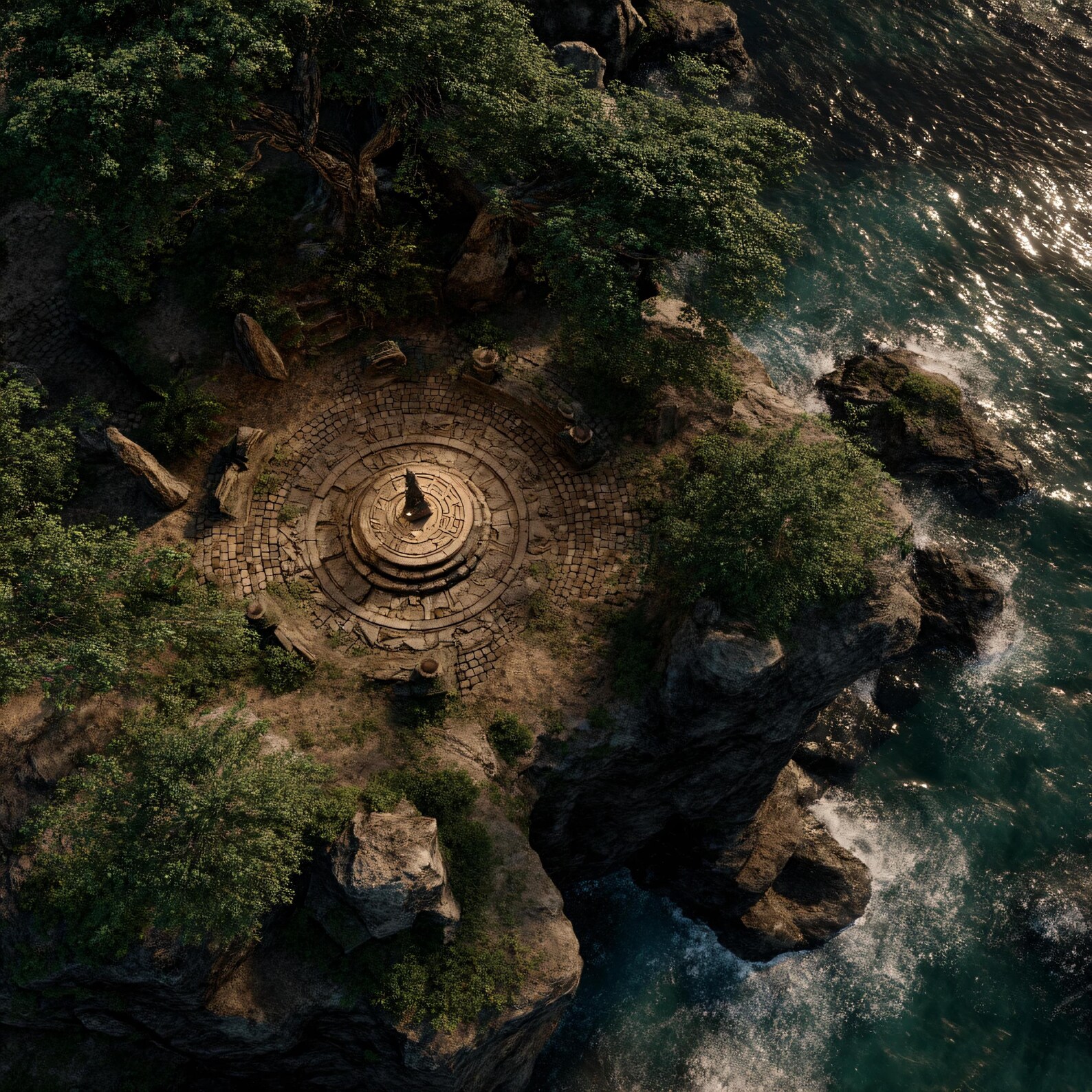 10 Gridless Cliffs/coast Battle Maps | VTT Pack for Dnd, Pathfinder ...