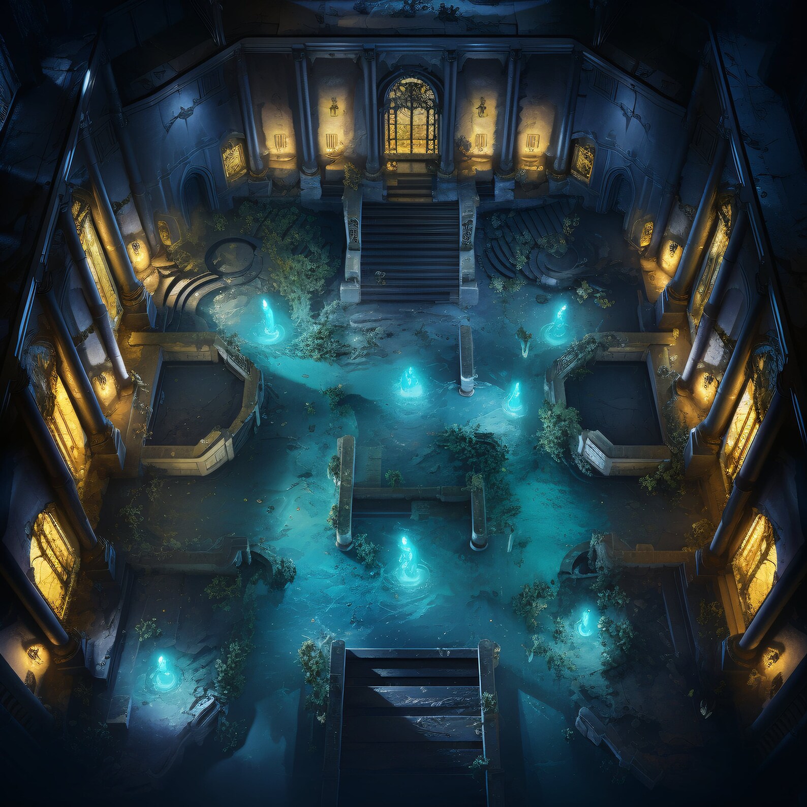 10 Scary Battle Maps, Dnd Battlemap, Pathfinder, D&D, Battlemap ...