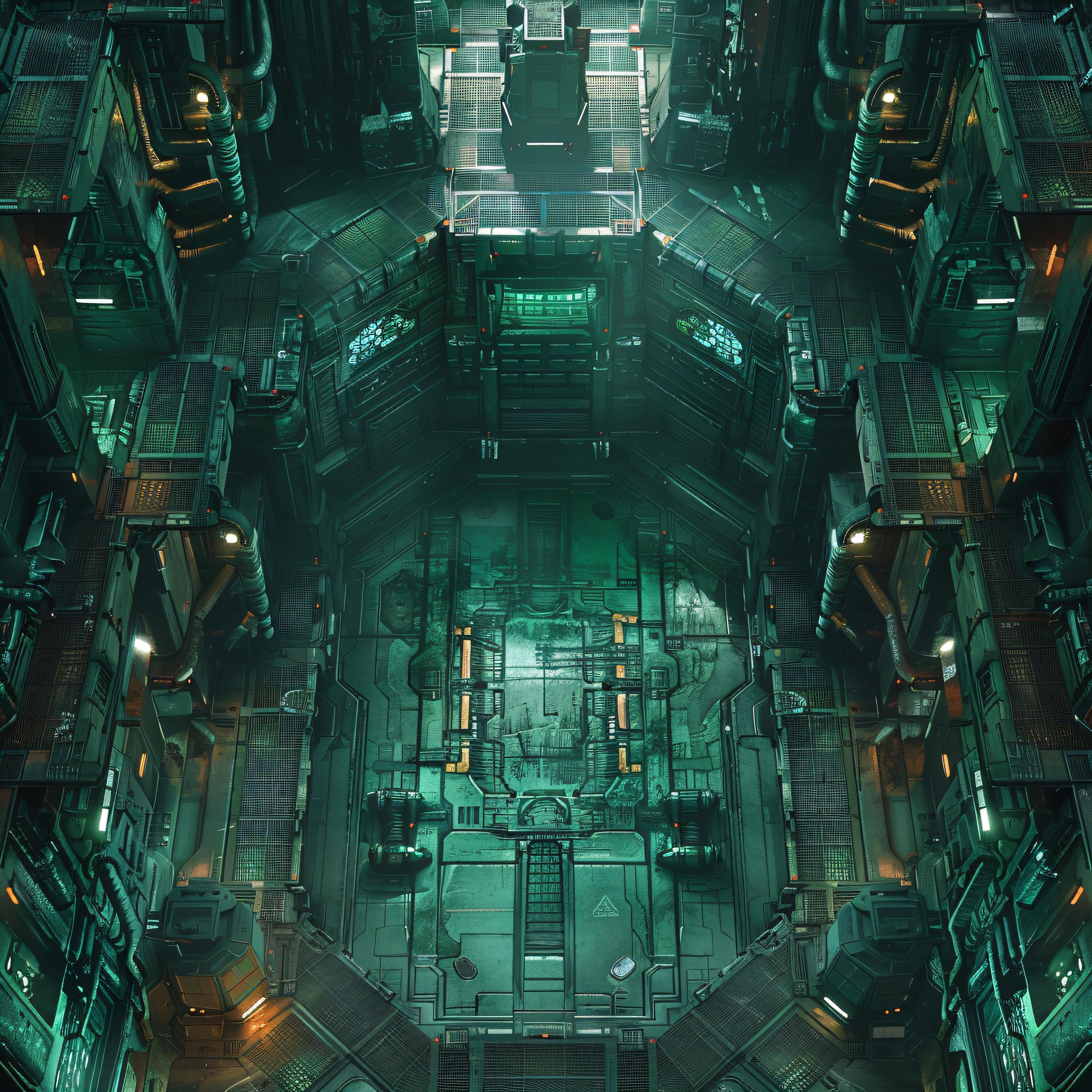 10 Cyberpunk Netrunner Battlemaps, Sci Fi, Dnd Battle Map, Cyberpunk, D ...