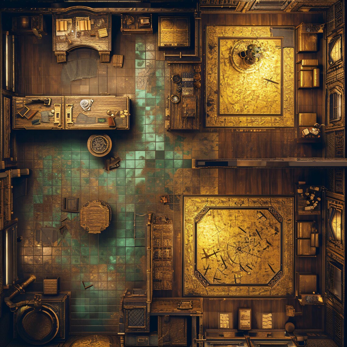 14 School Battle Maps, Dnd, Pathfinder, D&D, Battlemap, Dungeons and ...