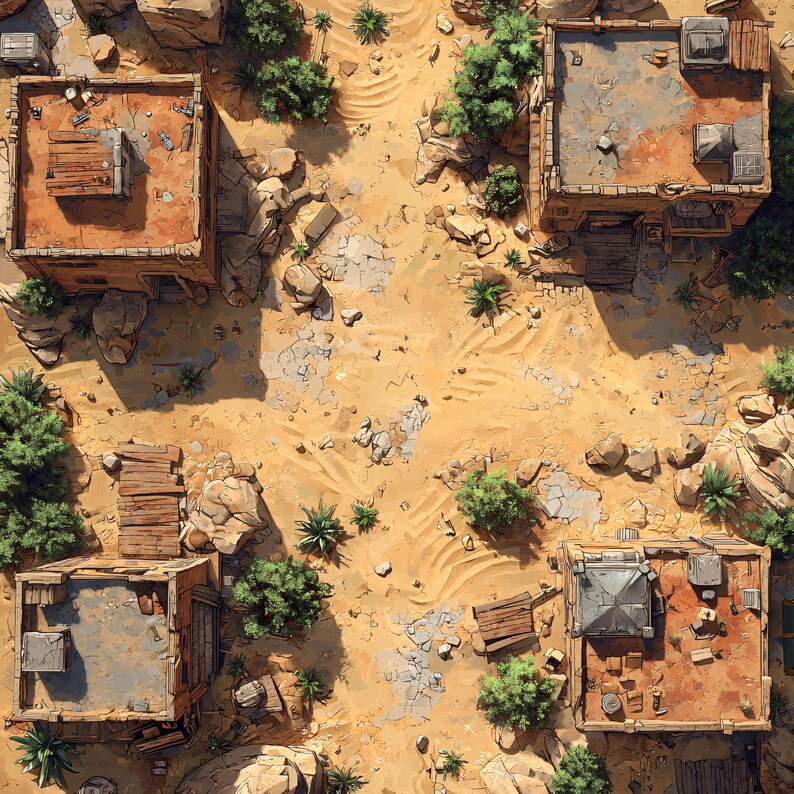 10 Desert Life Battle Maps, Dnd Battlemap, Pathfinder, D&D, Dungeons ...