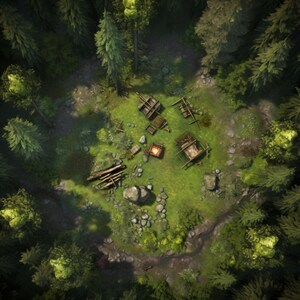 16 Camp Maps, Dnd Battle Map, Pathfinder, D&D, Battlemap, Dungeons and ...