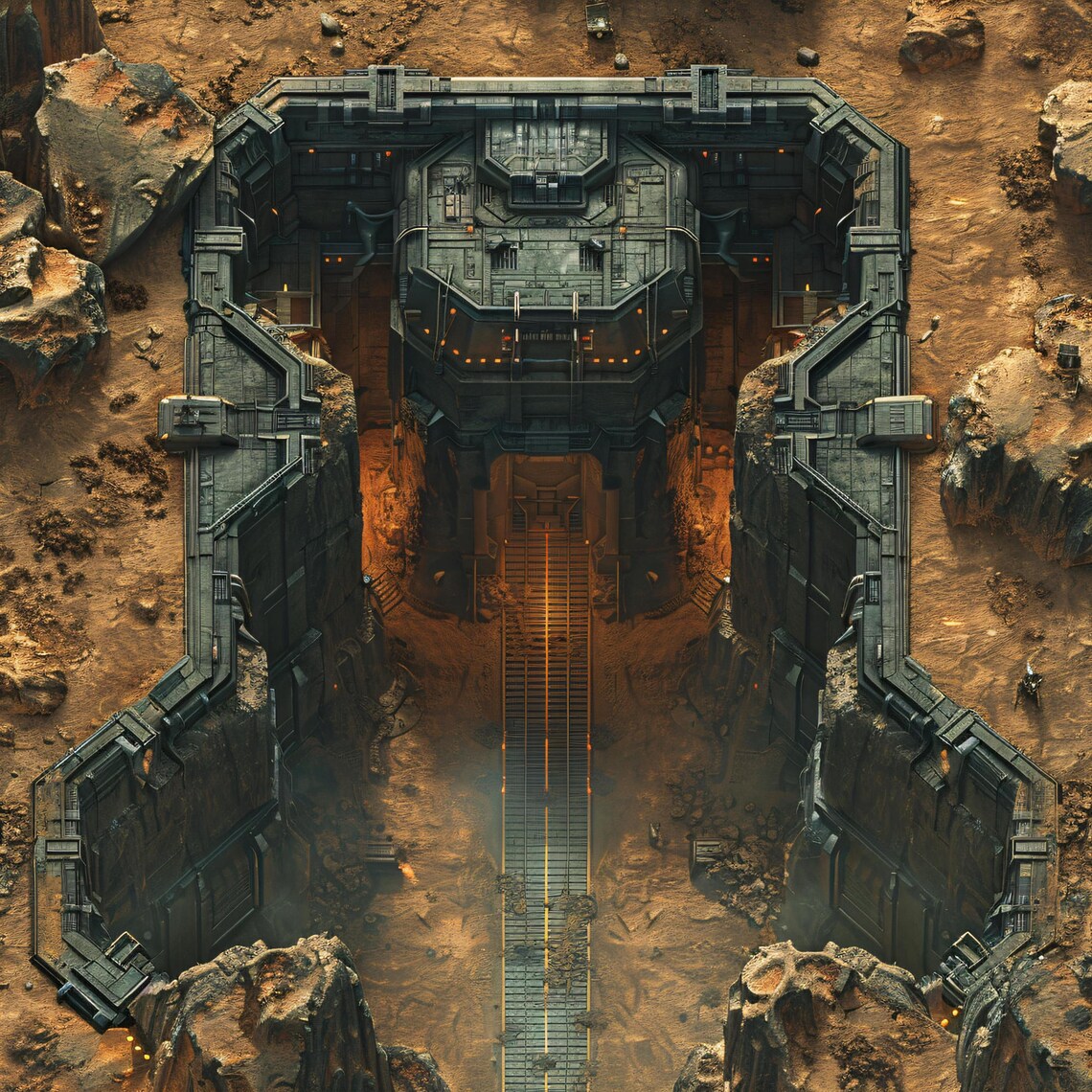 10 Gridless Cyberpunk Industrial Battlemaps | VTT Pack for Shadowrun ...