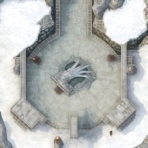 10 Winter Battle Maps, Dnd Battle Map, Pathfinder, D&D, Battlemap ...