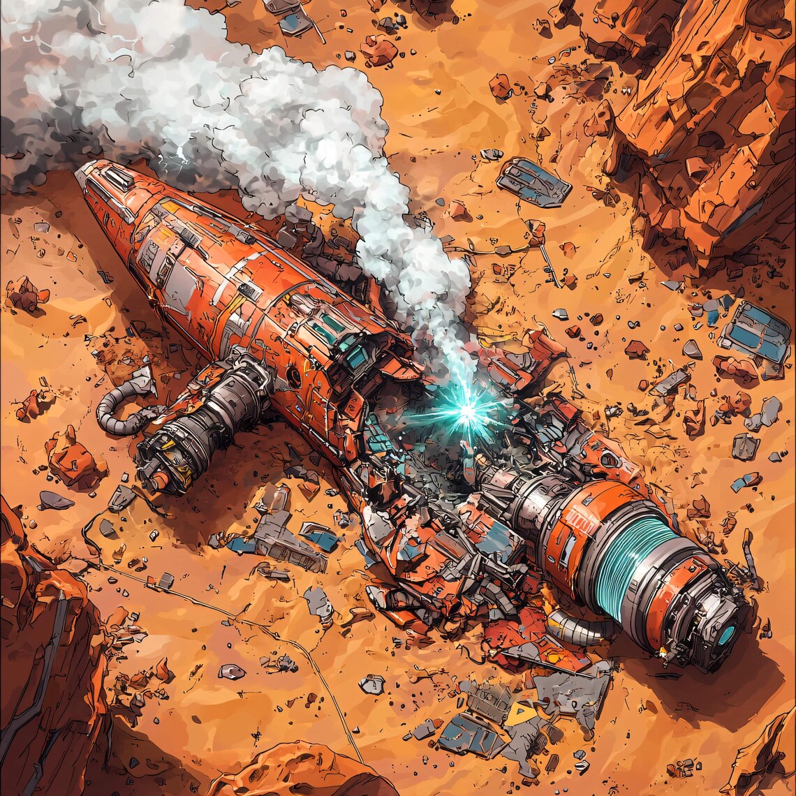 10 Cyberpunk Ship/spaceship Wreck Battlemaps, Sci Fi, Dnd Battle Map, D ...