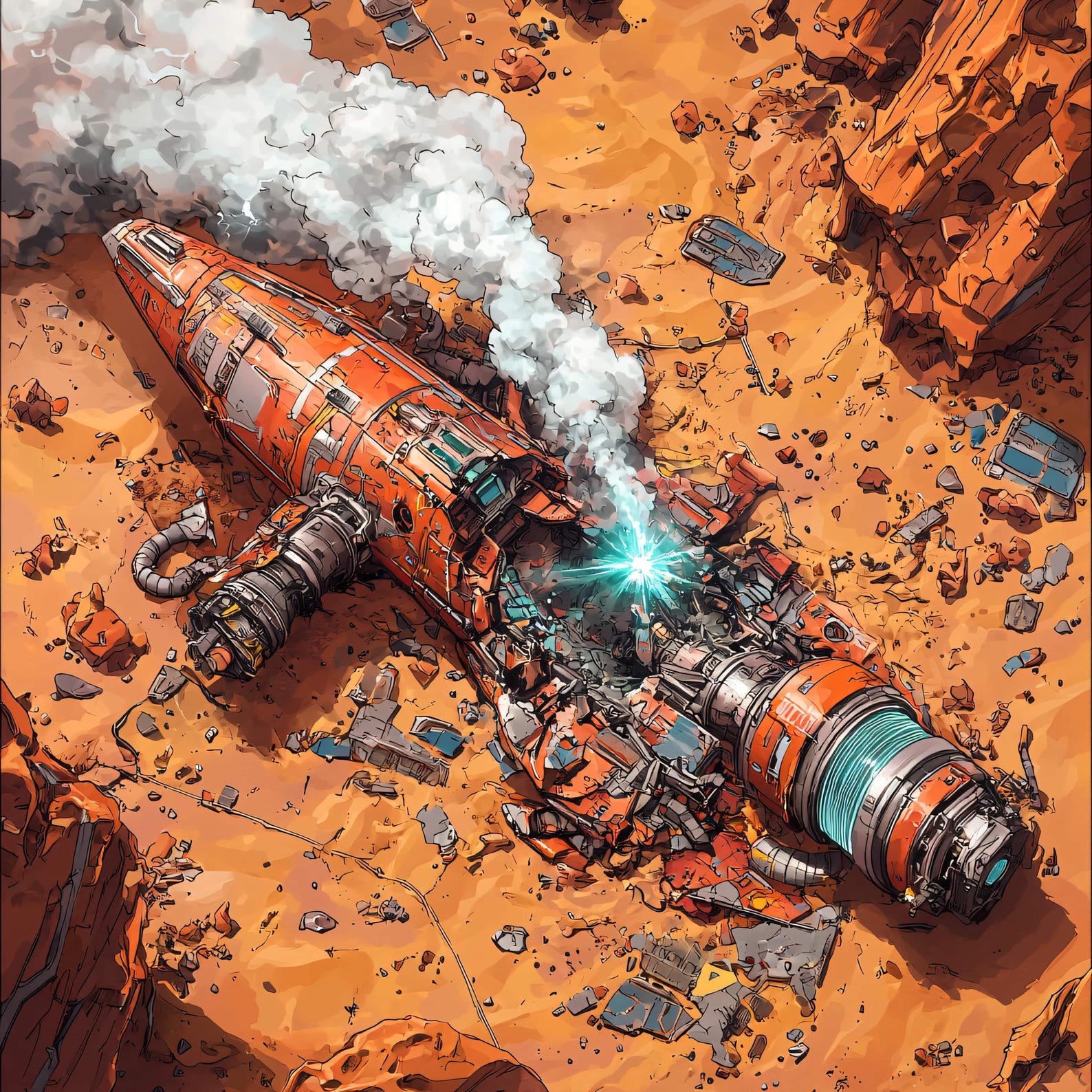 10 Cyberpunk Ship/spaceship Wreck Battlemaps, Sci Fi, Dnd Battle Map, D ...