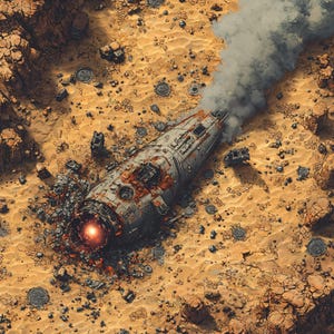 10 Cyberpunk Ship/spaceship Wreck Battlemaps, Sci Fi, Dnd Battle Map, D ...