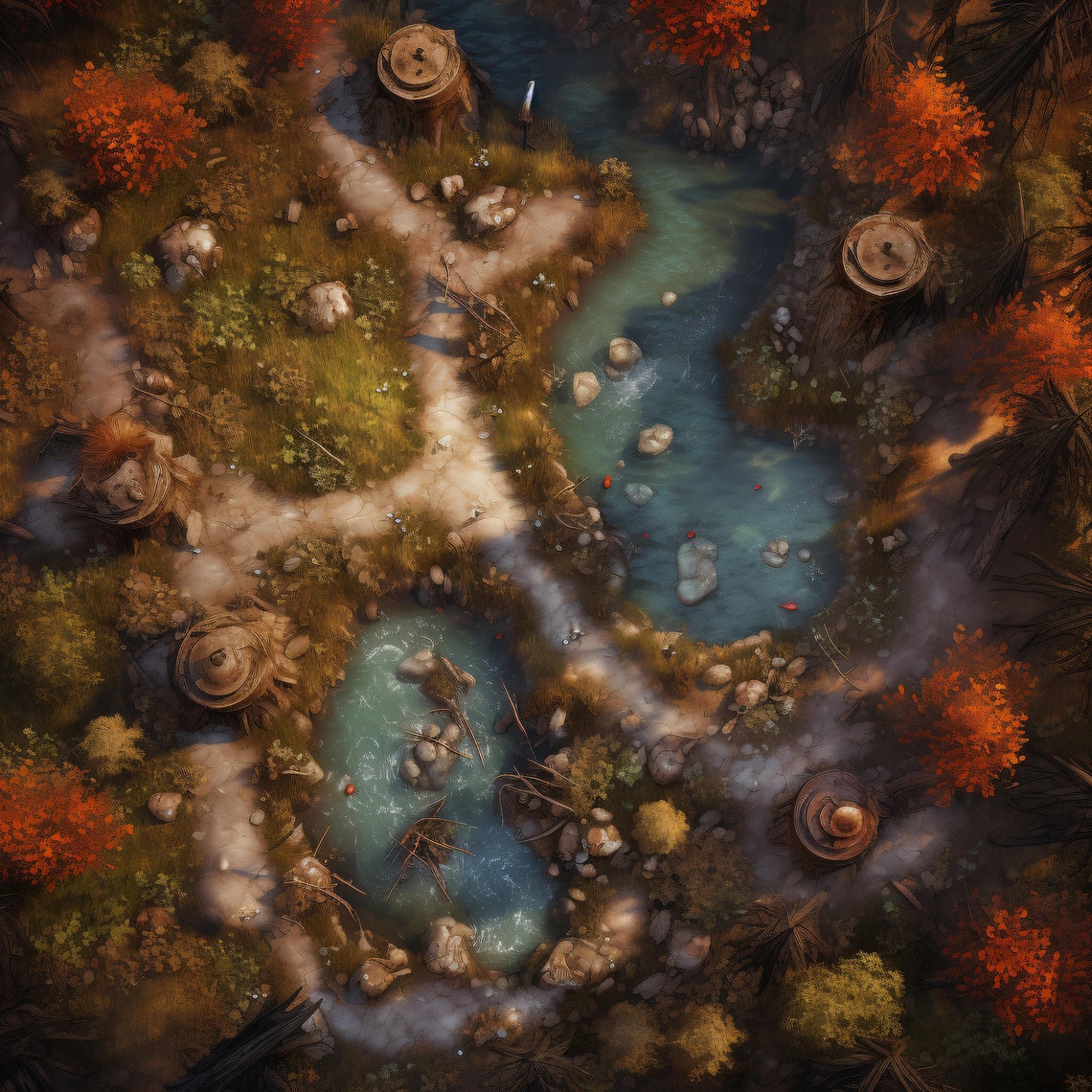 15 Fall Holiday Battle Maps, Dnd, Pathfinder, D&D, Battlemap, Dungeons ...