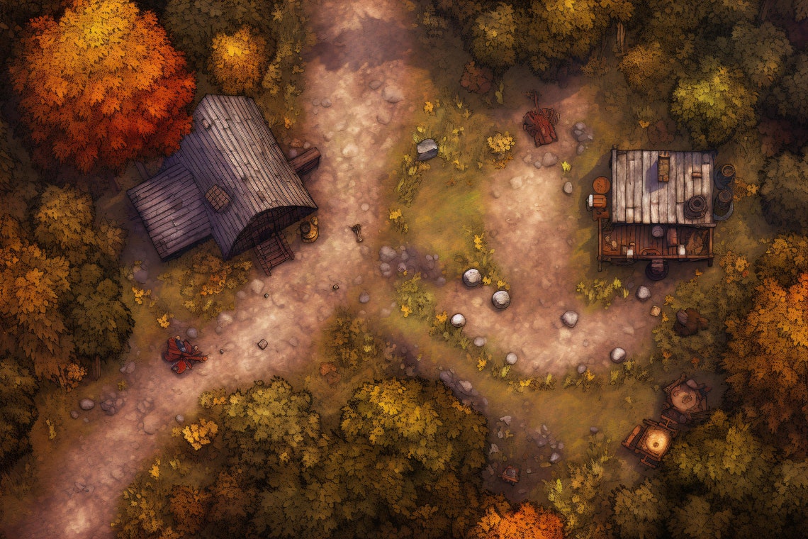 15 Fall Holiday Battle Maps, Dnd, Pathfinder, D&D, Battlemap, Dungeons ...