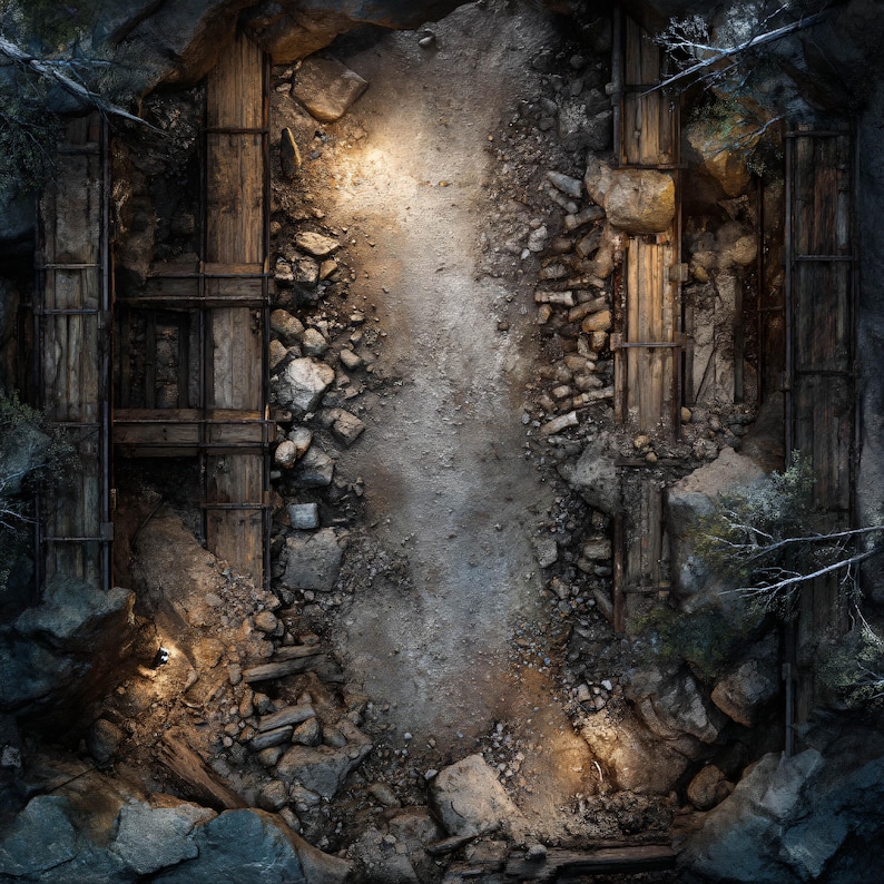 10 Mine Battlemaps, Dnd Battle Map, Pathfinder, D&D, Battlemap ...