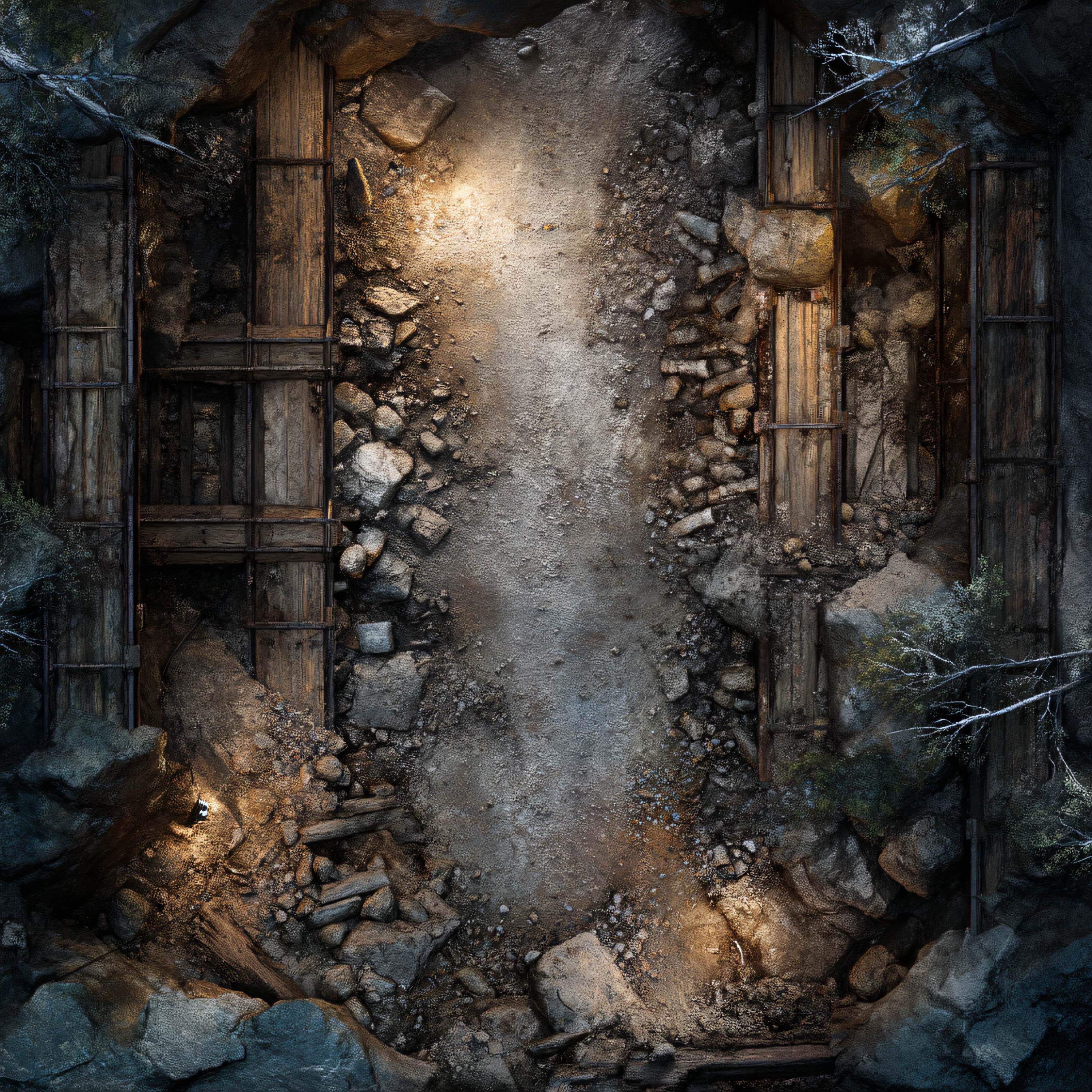10 Gridless Mine Battle Maps | VTT Pack for Dnd, Pathfinder & Ttrpgs ...