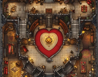 10 Classroom Battle Maps, Dnd, Pathfinder, D&D, Battlemap, Dungeons and ...