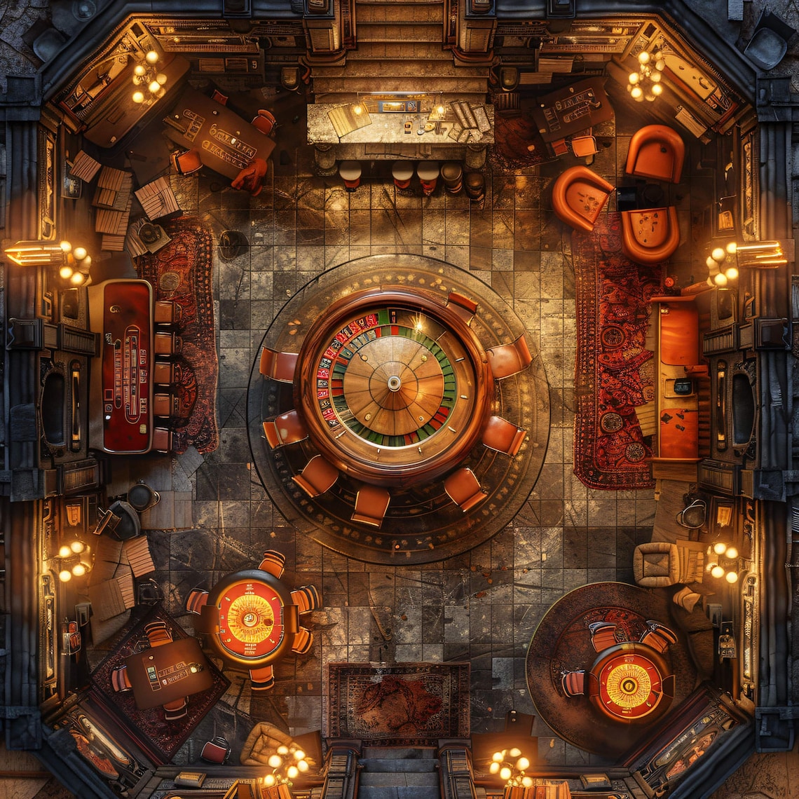 10 Casino Battle Maps, Dnd Battlemap, Pathfinder, D&D, Dungeons and ...