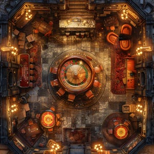 10 Casino Battle Maps, Dnd Battlemap, Pathfinder, D&D, Dungeons and ...