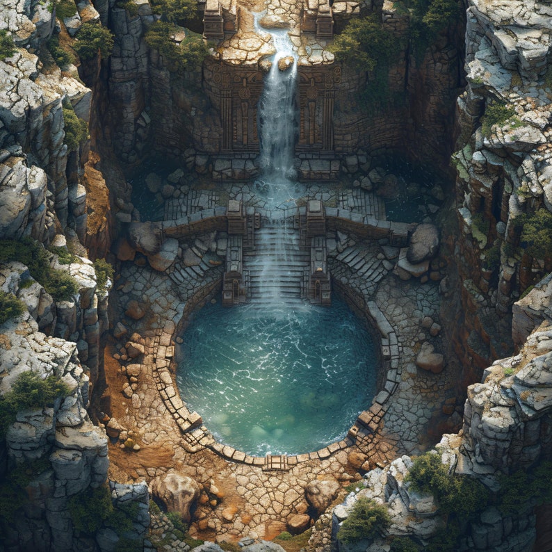 10 Oracle Temple Battle Maps, Dnd, Pathfinder, D&D, Battlemap, Dungeons ...