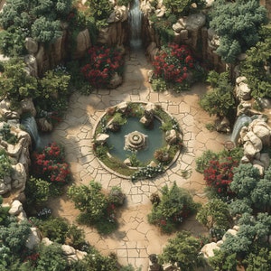 10 Gardens Battle Maps, Dnd Battlemap, Pathfinder, D&D, Dungeons and ...