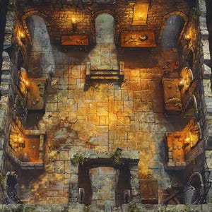 10 Gridless Castle Interior Battle Maps | VTT Pack for Dnd, Pathfinder ...