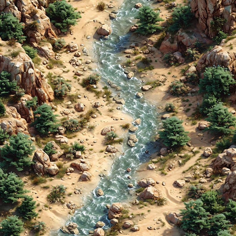 10 Desert Temple Pilgrimage Maps, Pathfinder, D&D, Battlemap, Dungeons ...