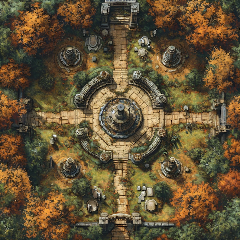 10 Tomb and Grave Battle Maps 2 , Dnd, Pathfinder, D&D, Battlemap ...