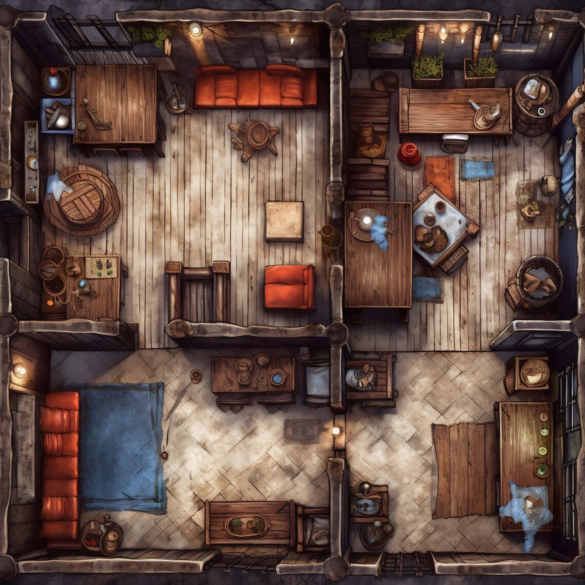 10 Swamp Battle Maps, Dnd Battle Map, Pathfinder, D&D, Battlemap ...