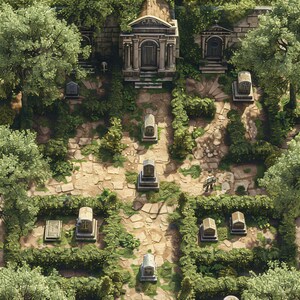 20 Graveyards Battle Maps 2 , Dnd, Pathfinder, D&D, Battlemap, Dungeons ...