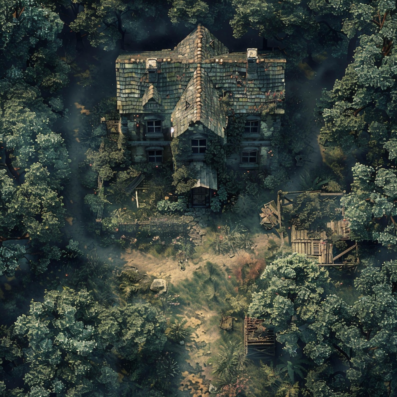 10 Horror Battle Maps, Dnd, Pathfinder, D&D, Battlemap, Dungeons and ...