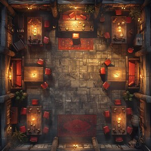 10 Taverns Maps, Dnd Battle Map, Pathfinder, D&D, Battlemap, Dungeons ...