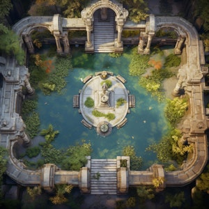 10 Temple Battle Maps, Dnd Battlemap, Pathfinder, D&D, Battlemap ...