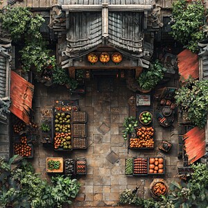 10 More Merchant/shop Battle Maps, Battlemap, Pathfinder, D&D, Dungeons ...