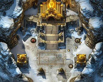 Gnome Altar Battle Map, Dnd Battle Map, D&D, Battlemap, Dungeons and ...