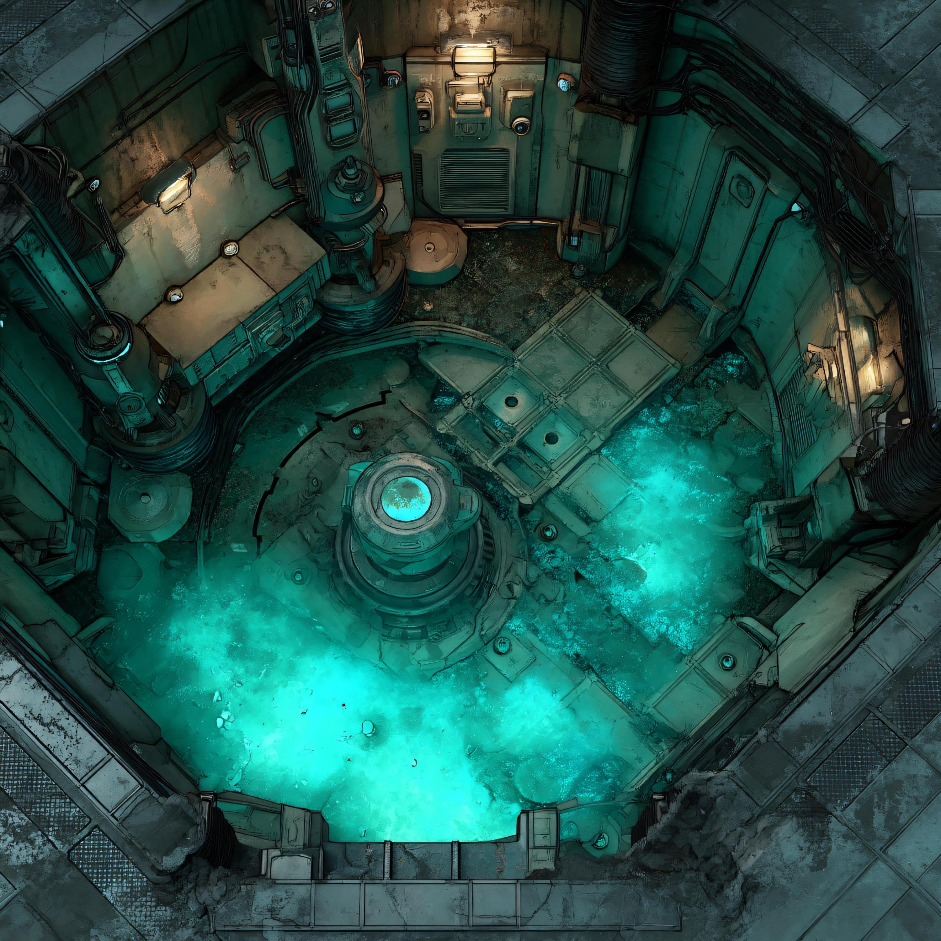 10 Gridless Cyberpunk Sewer Battlemaps | VTT Pack for Shadowrun ...