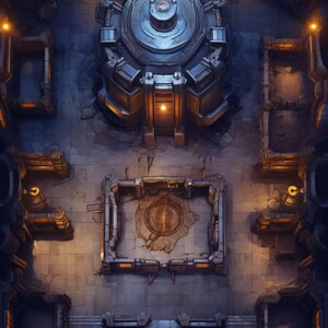 10 Cyberpunk Facility Battlemaps, Sci Fi, Dnd Battle Map, Cyberpunk, D ...