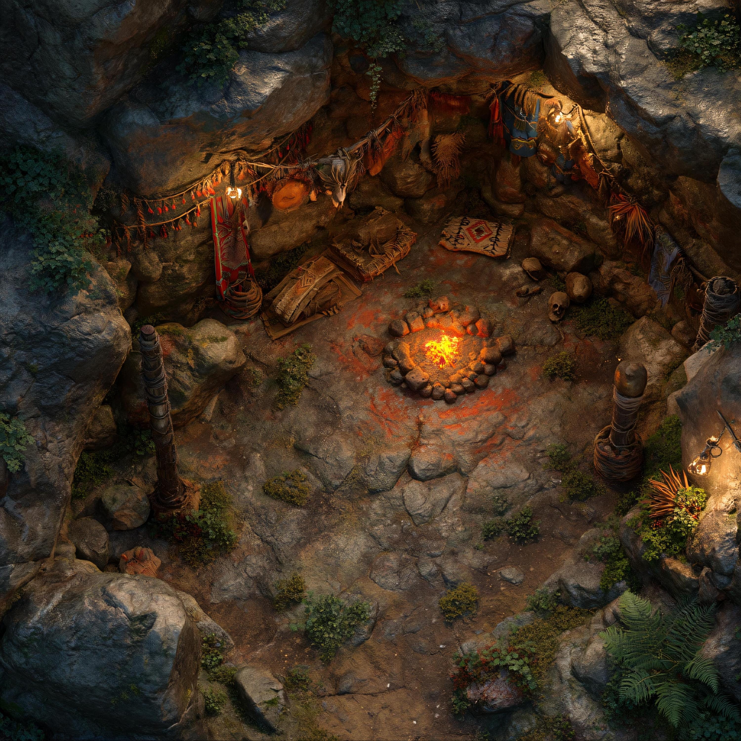 10 Gridless Horror Wilderness Battle Maps | VTT Pack for Dnd ...