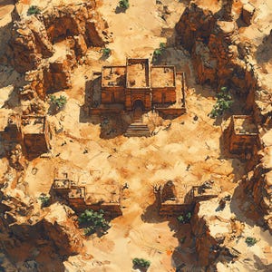 10 Desert Life Battle Maps, Dnd Battlemap, Pathfinder, D&D, Dungeons ...