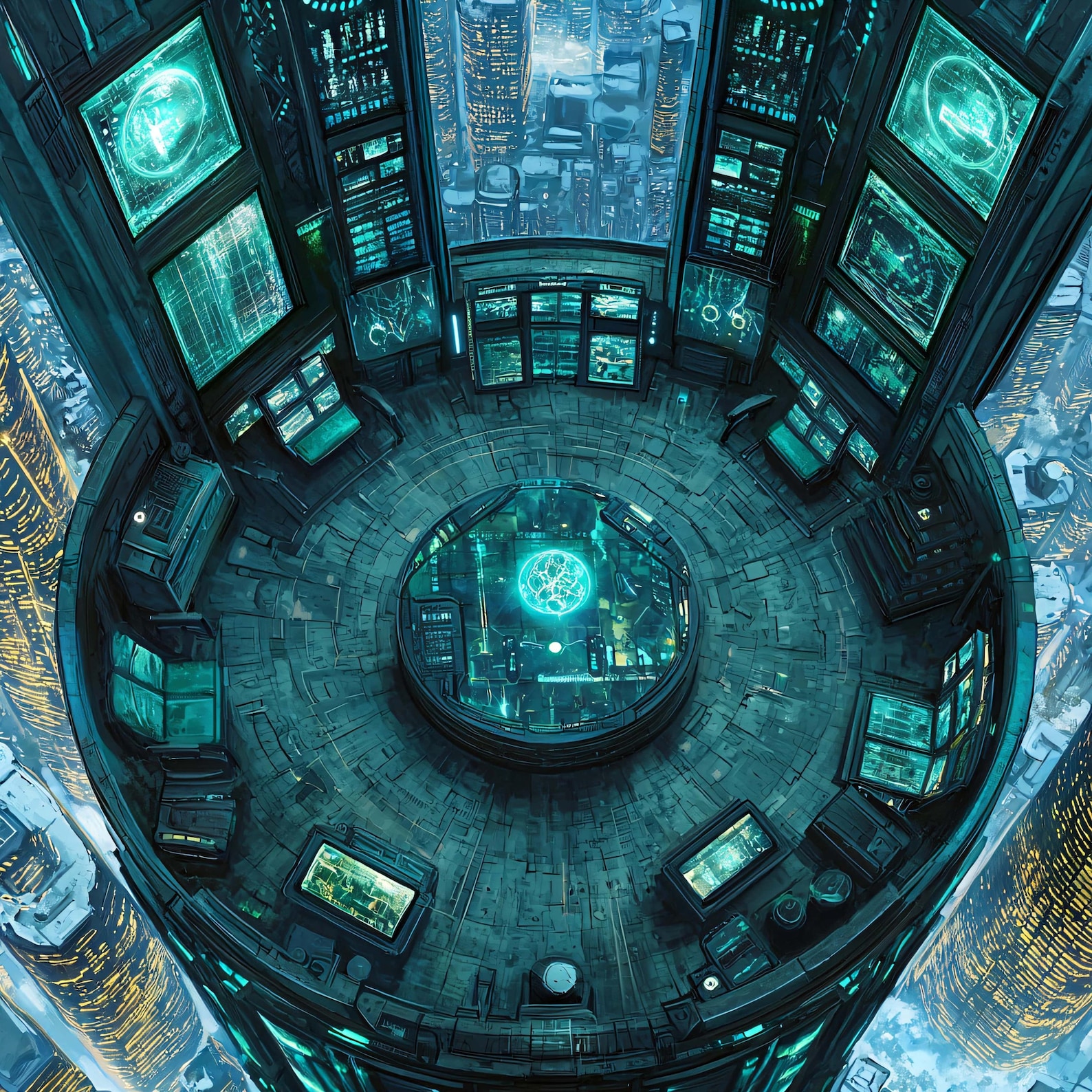 10 Cyberpunk Corpo Office Battlemaps 2, Sci Fi, Dnd Battle Map ...