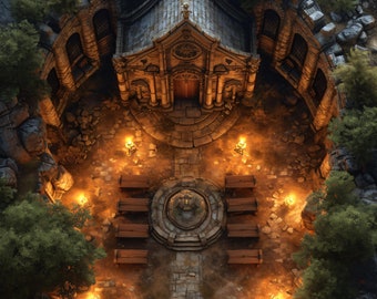 Training Arena Battle Map, Dnd Battle Map, D&D, Battlemap, Dungeons and ...